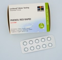 Blister tablete za testere phenol red rapid (meri ph vrednost) - Aquaplan